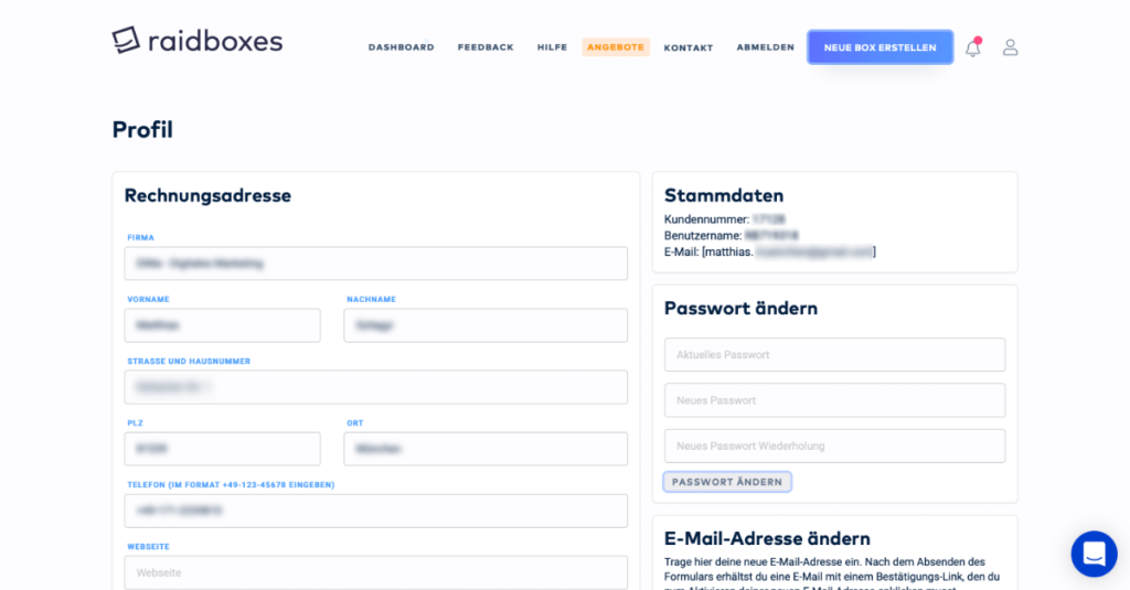 Raidboxes: Schritt für Schritt Einführung ins WordPress Hosting